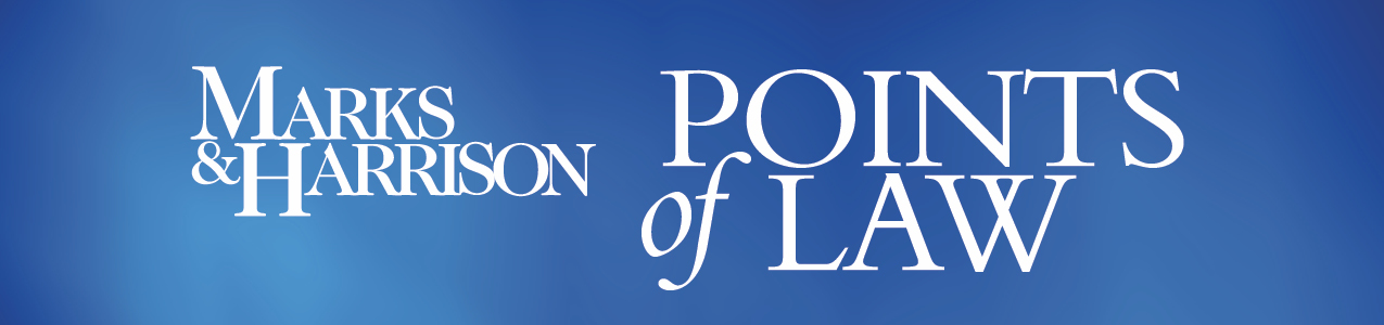 Points of Law - Marks & Harrison